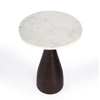 Butler Paxton Round Marble Side Table & Reviews | Perigold