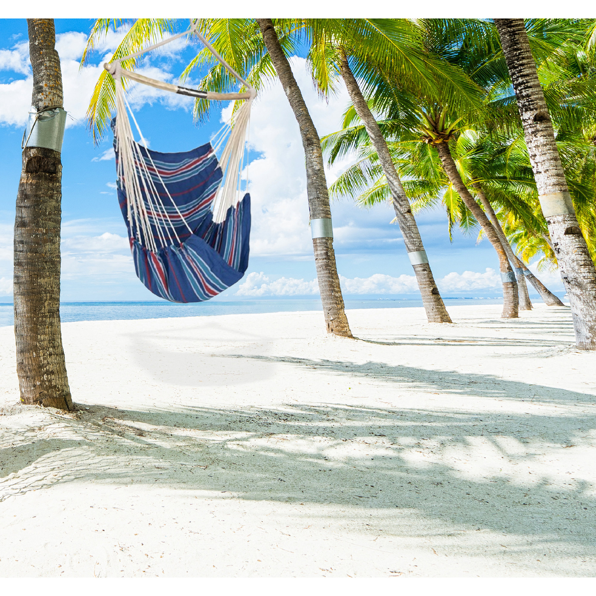 iH casadécor Tissu hamac en tissu America's Cup Stripe - ensemble de 2 ...