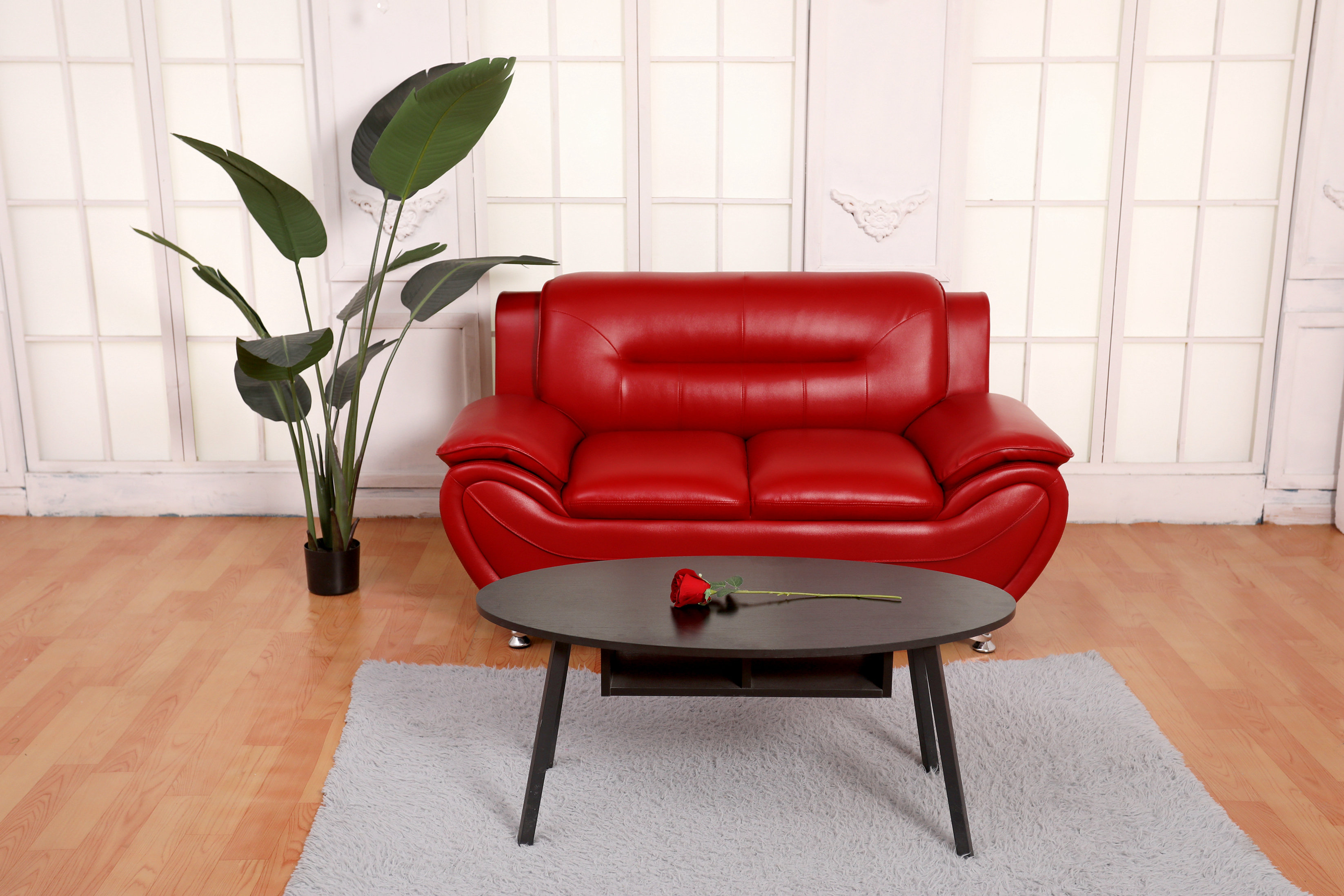 Wade Logan® Keefe 62" Faux Leather Pillow Top Arm Loveseat & Reviews ...