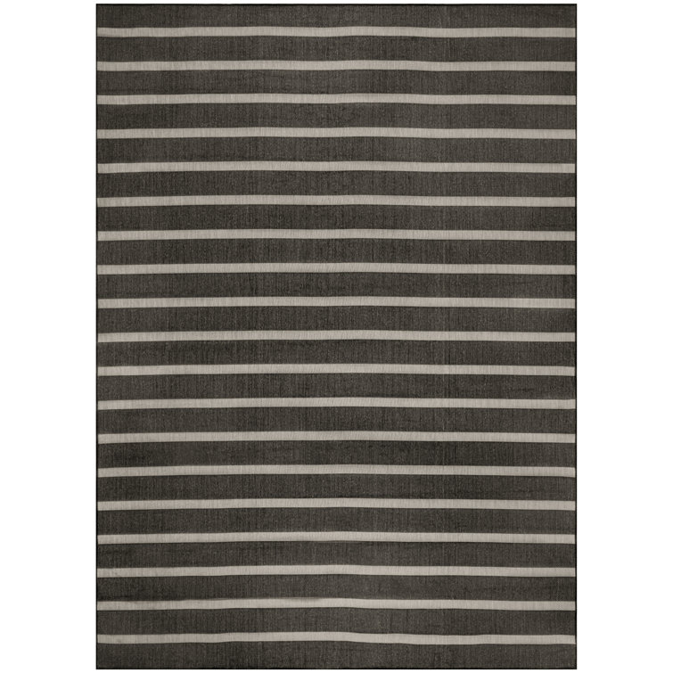 Highland Dunes Aliviah Striped Indoor / Outdoor Rug & Reviews | Wayfair