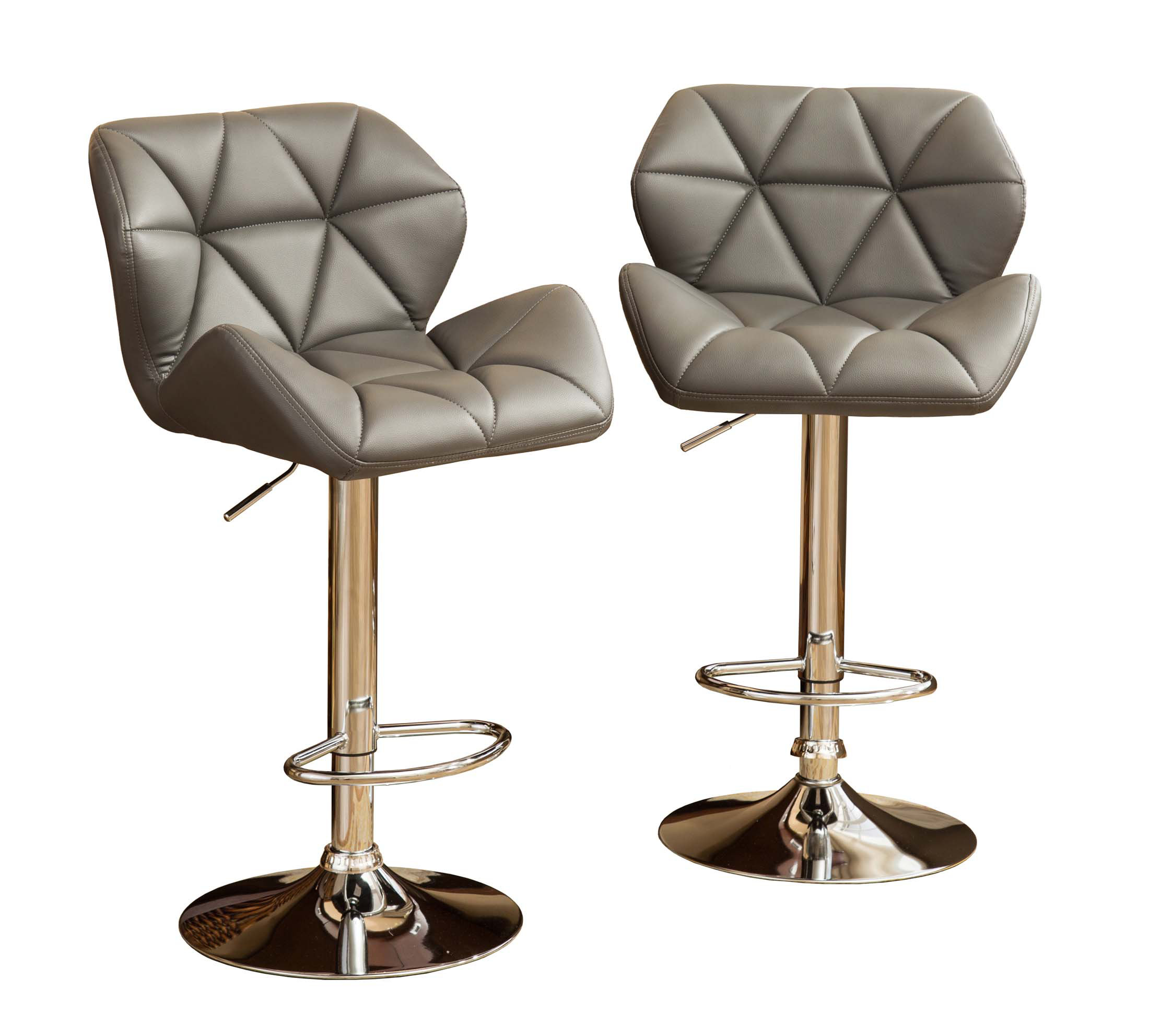 Wrought Studio™ Glasgow Contemporary Tufted Adjustable Height Hydraulic ...