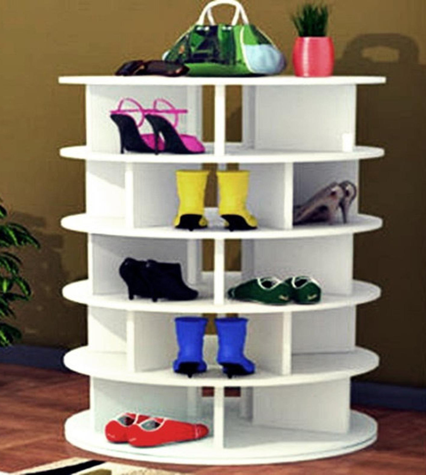 Handmade 70 Pair Shoe Rack | Wayfair
