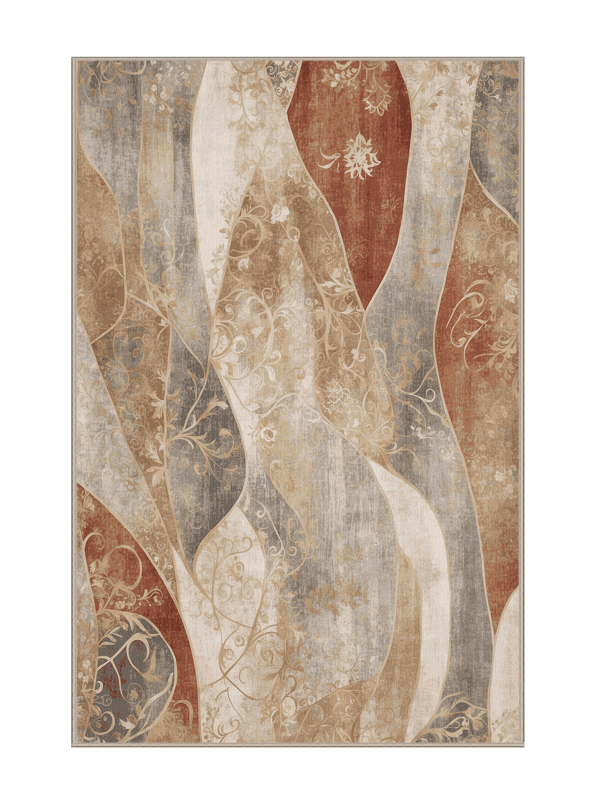 Wrought Studio™ Fluid Mirage Rug | Wayfair