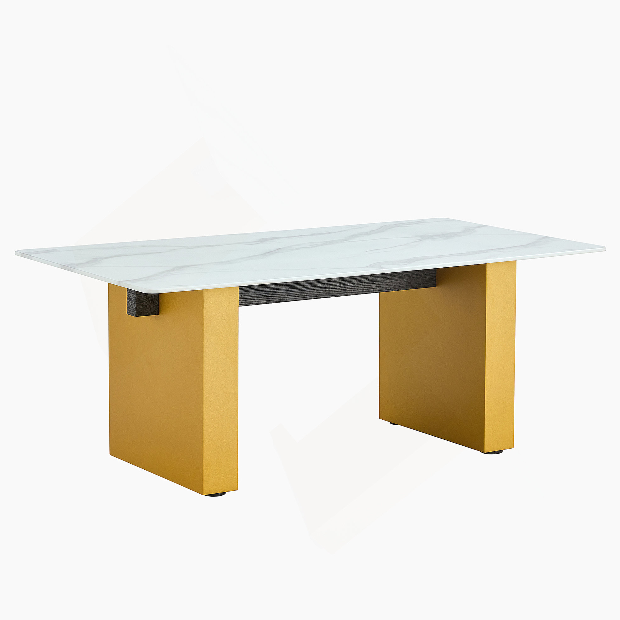 Mercer41 Modern minimalist Tempered glass with sticker desktop coffee ...