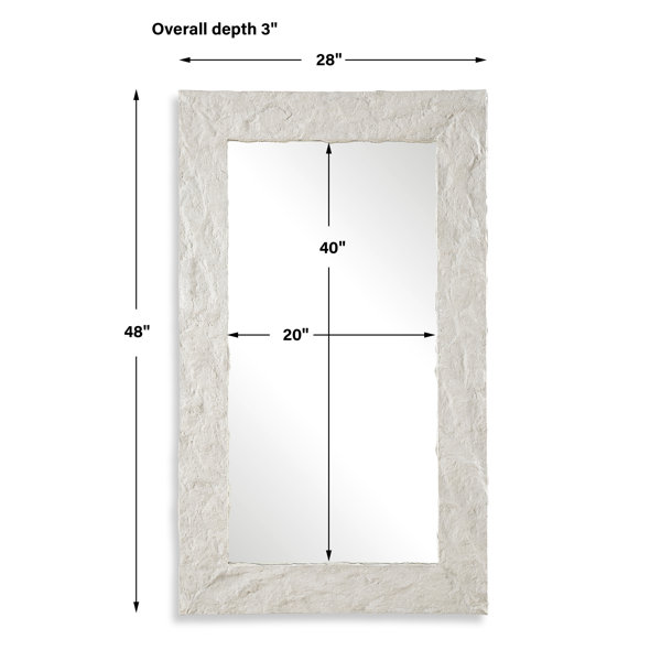 Beachcrest Home™ Lela Rectangle Stone Mirror | Joss & Main