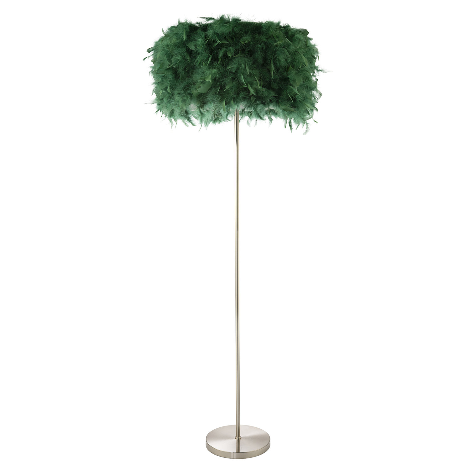 Fairmont Park Modern And Chic Midnight Blue Feather Floor Lamp With ...
