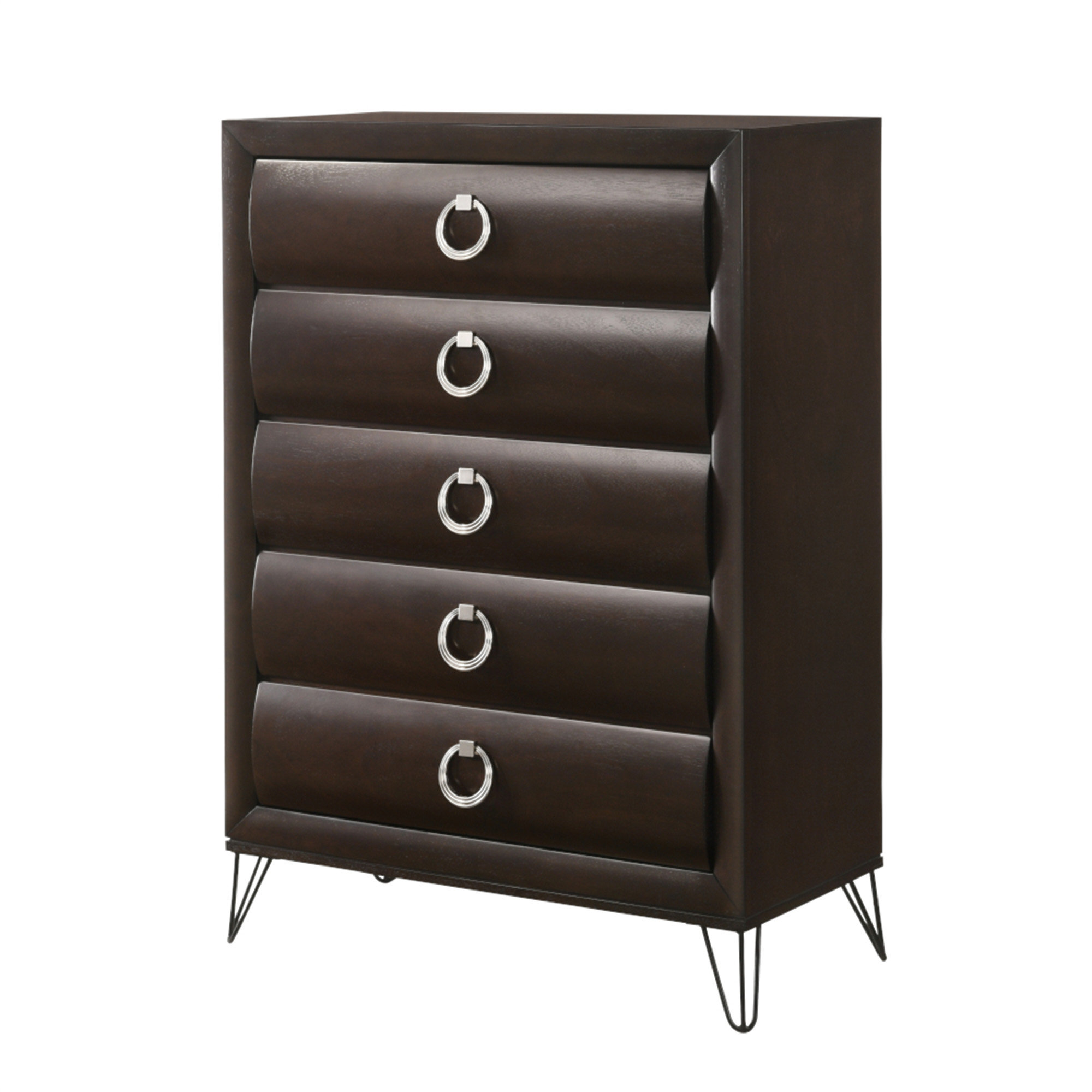 George Oliver Tablita Dark Merlot Finish Chest | Wayfair