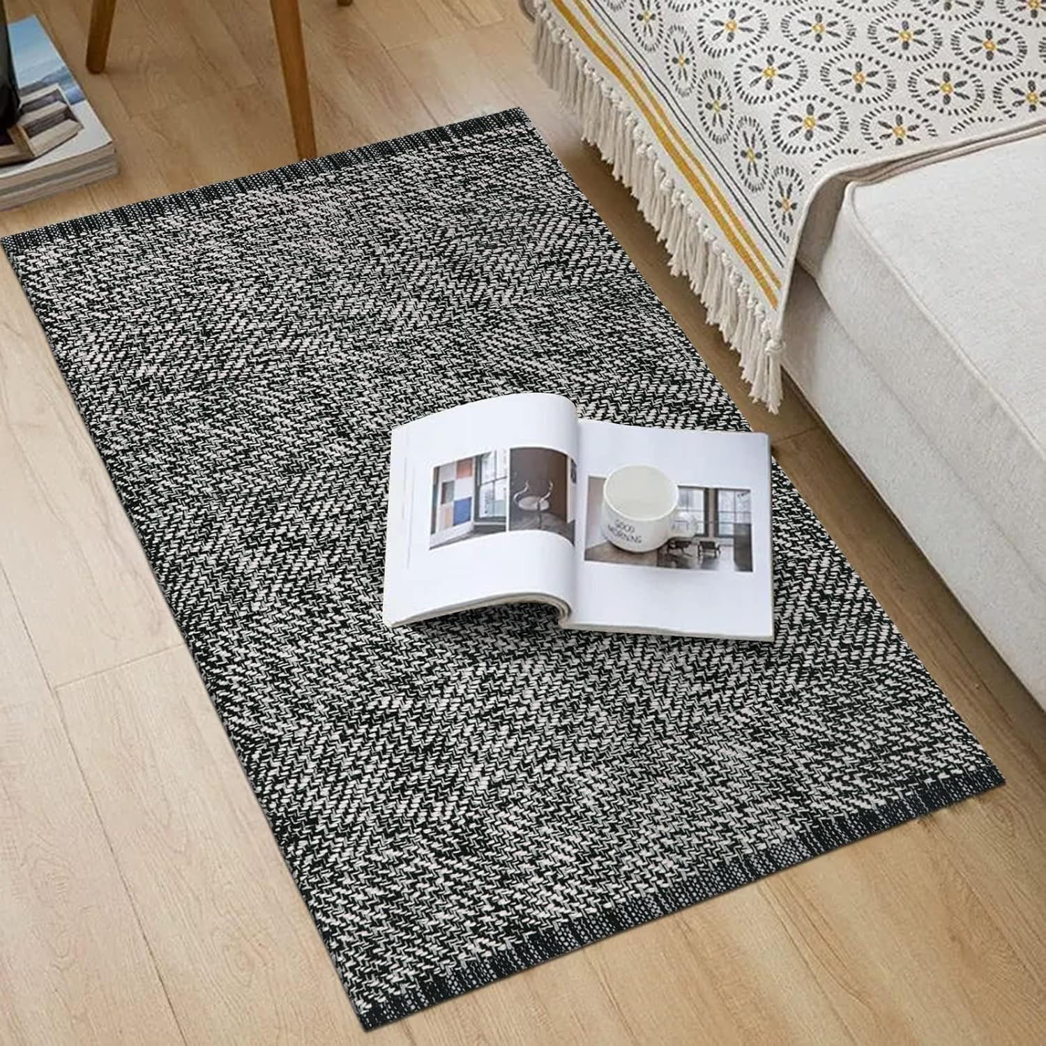 Latitude Run® Door Mat Cotton Small Kitchen Rugs, | Wayfair