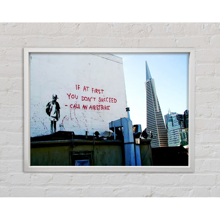 Bright Star If At First You Dont Succeed - Single Picture Frame Art ...