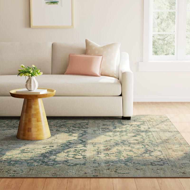 Magnolia Home By Joanna Gaines X Loloi Sinclair Machine Washable Jade ...