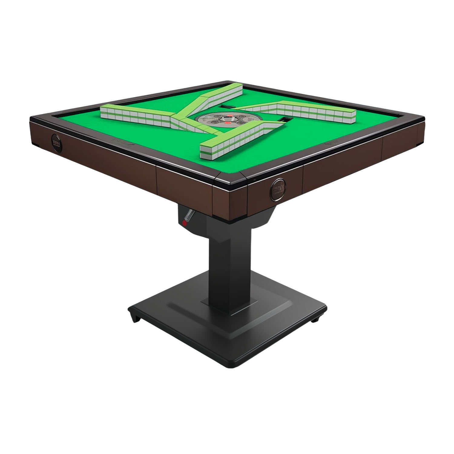 HUANGZHE The automatic mahjong table includes 2 sets of magnetic ...