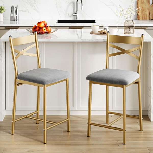 Mercer41 Bar Stools Set of 2 | Wayfair