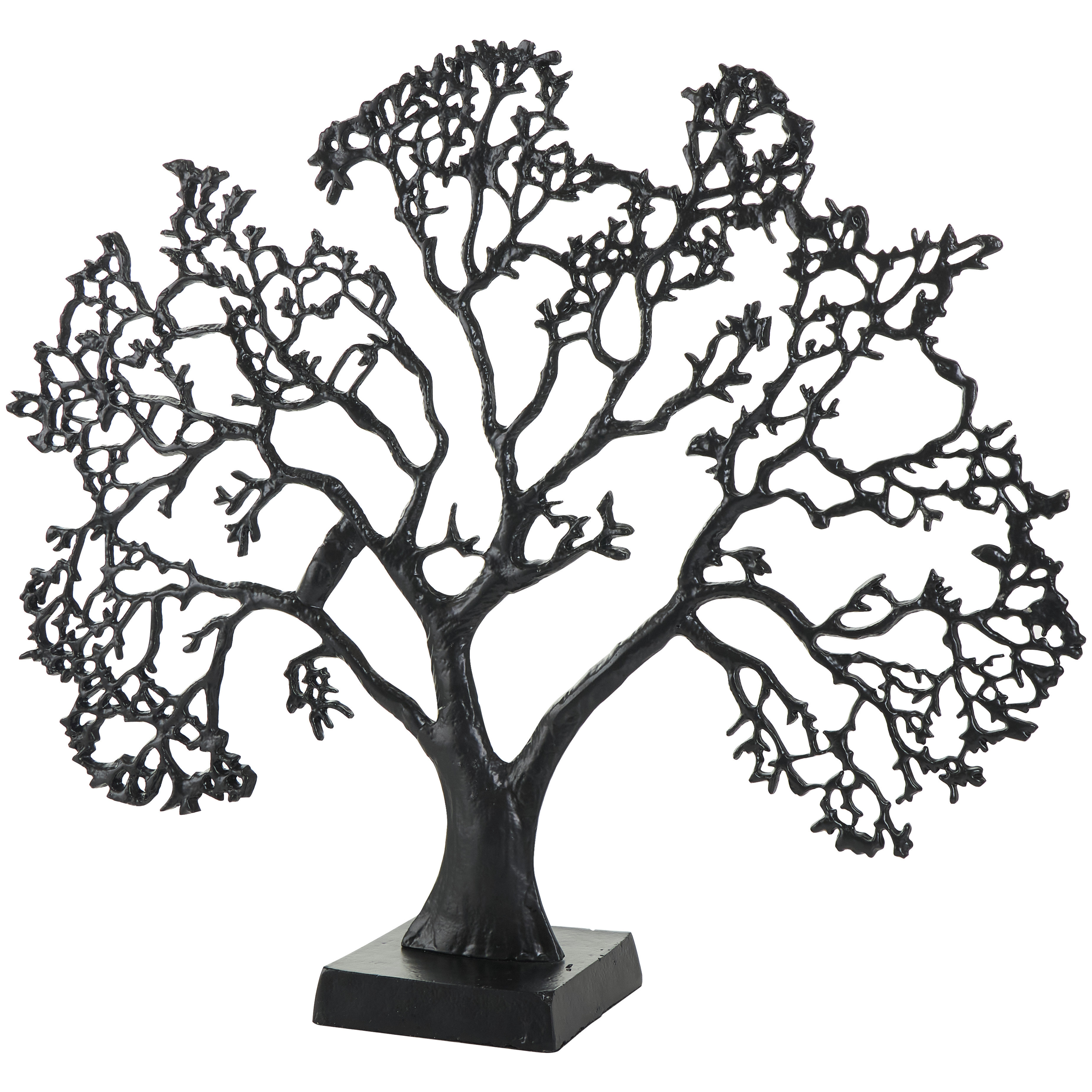 Red Barrel Studio® Myann Aluminum Metal Tree Decorative Sculpture ...
