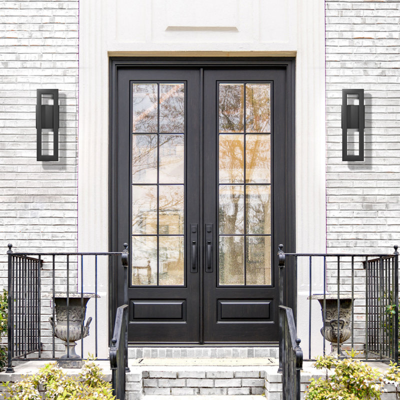 Wrought Studio™ Navona Wrought Iron LED Wall Light | Wayfair