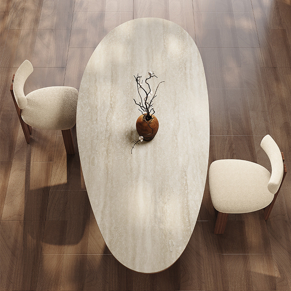 Greyleigh French Fashion Simple Dining Table Free Form Dining Table ...