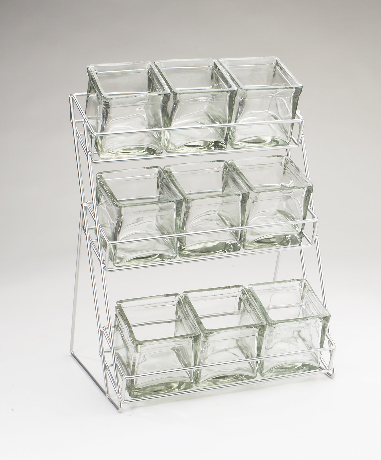 Cal-Mil Iron 9 Glass Jar Display | Wayfair