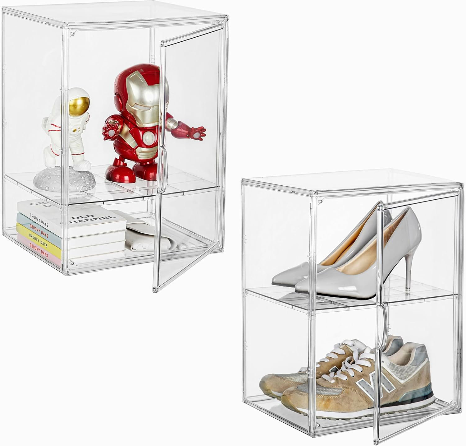 Rebrilliant 2-pack Xxl Clear Boot Storage Boxes | Wayfair