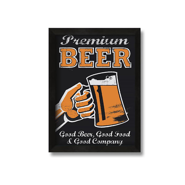 Happy Larry Beer Time 4 - Picture Frame Graphic Art on Canvas | Wayfair ...