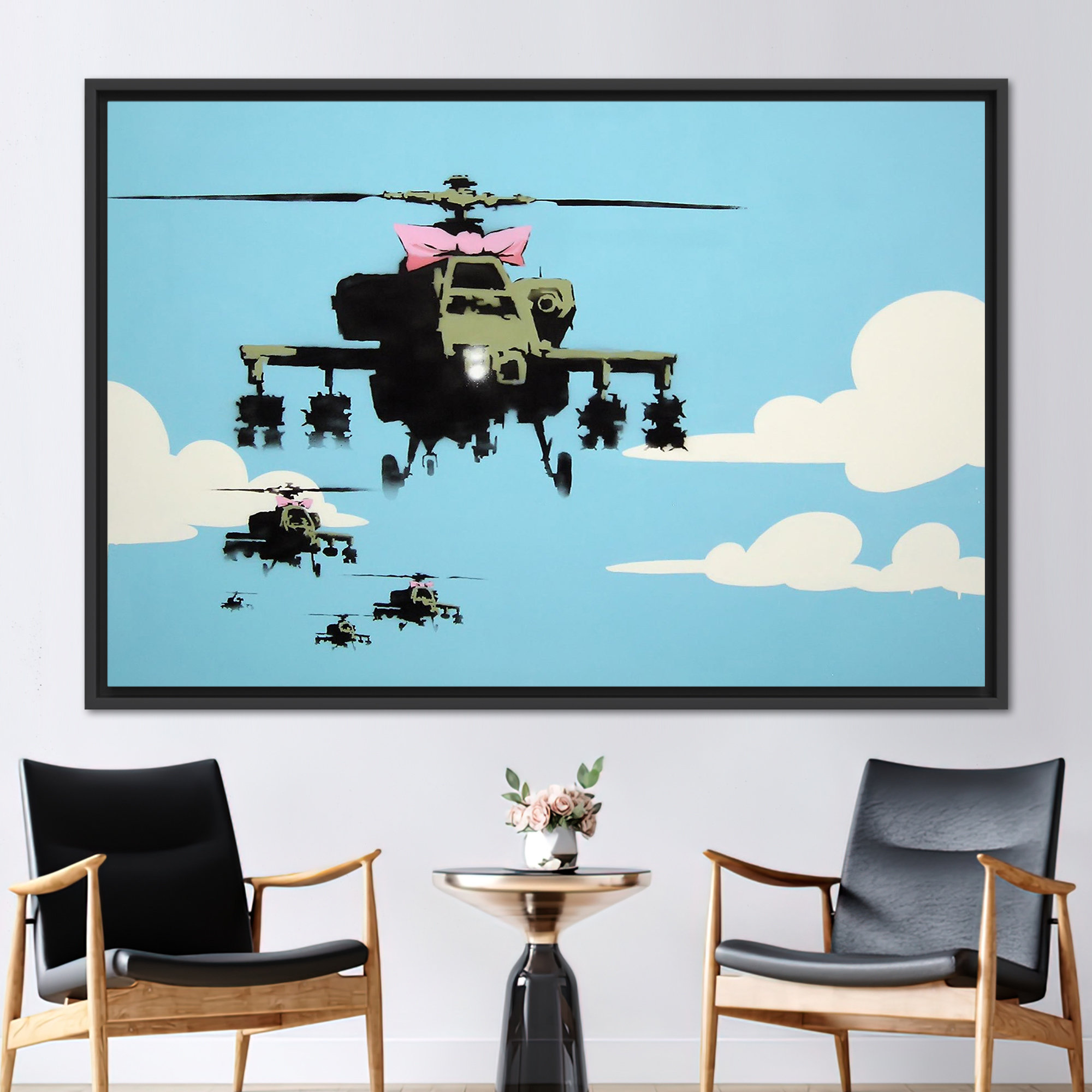 Williston Forge Banksy Helicopter, Banksy Helicopter Wall Art, Street Poster, Banksy Poster ...