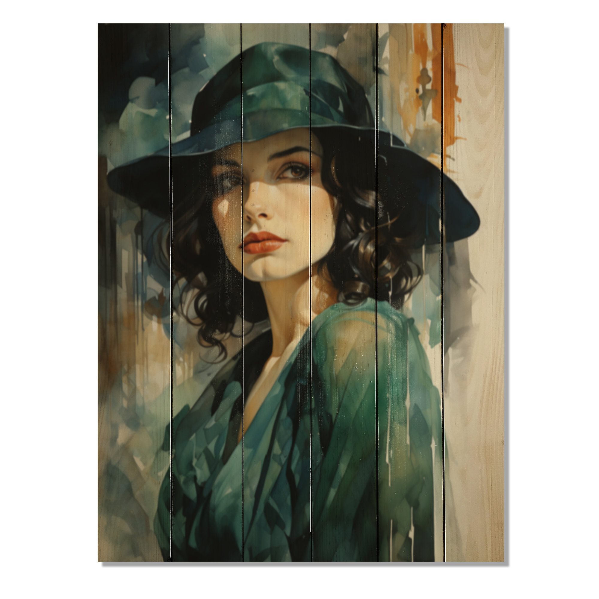 Red Barrel Studio Fashion 1930S Depression Portrait II On Wood Print ...