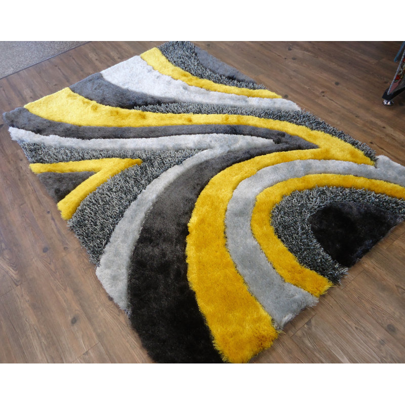 Ebern Designs Trego Hand-Tufted Gray Area Rug & Reviews | Wayfair