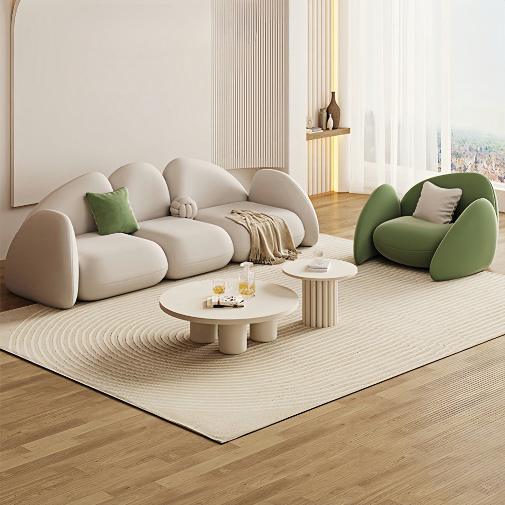 Lifton Simple Creative Sofa Tea Table Combination 4 - Piece Living Room ...