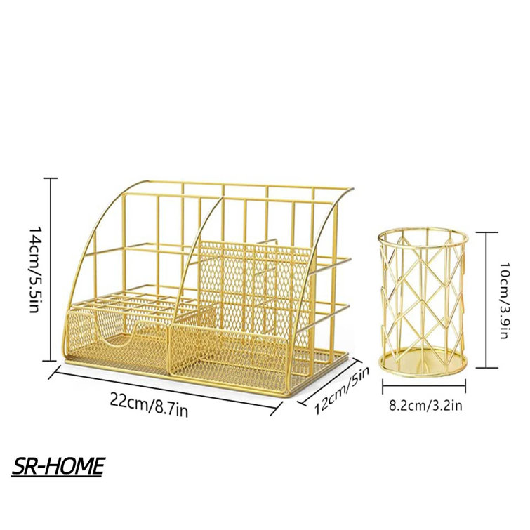 SR-HOME Metal Desk Organizer - Wayfair Canada