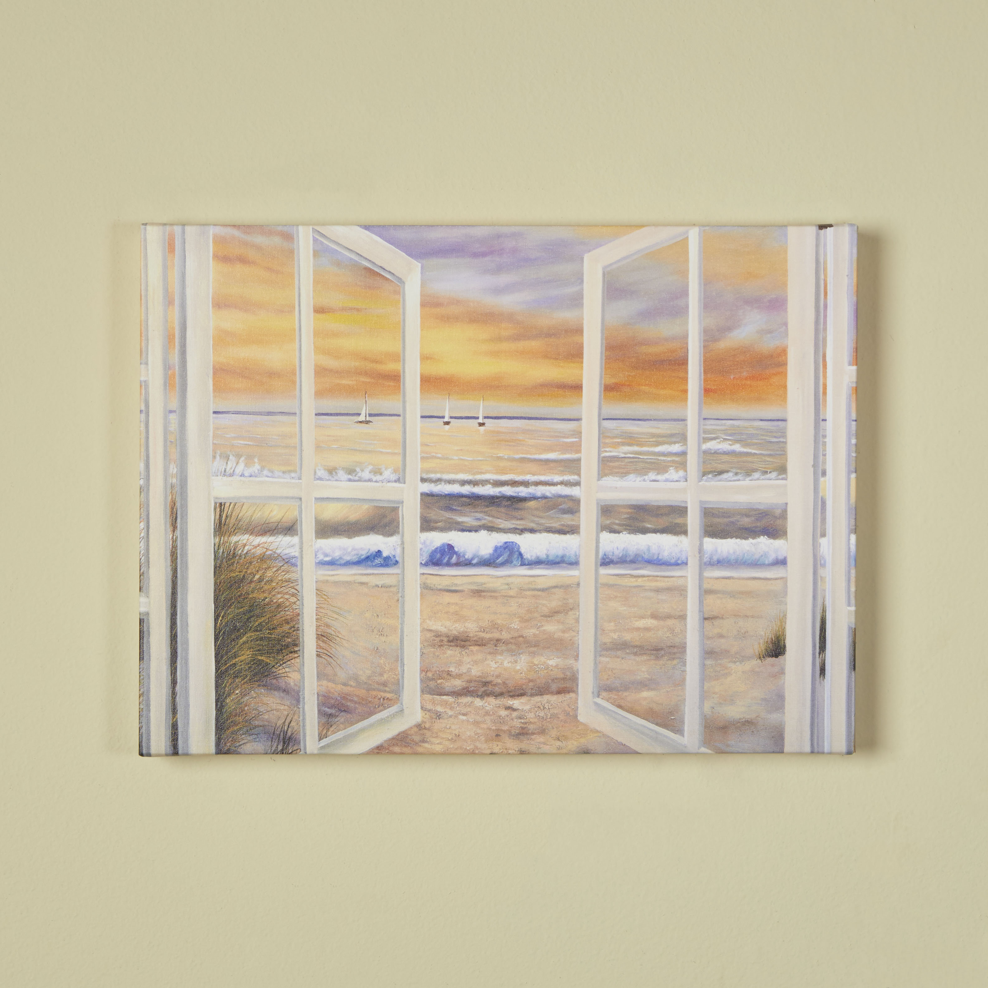 Highland Dunes 'Elongated Window' on Canvas & Reviews | Wayfair