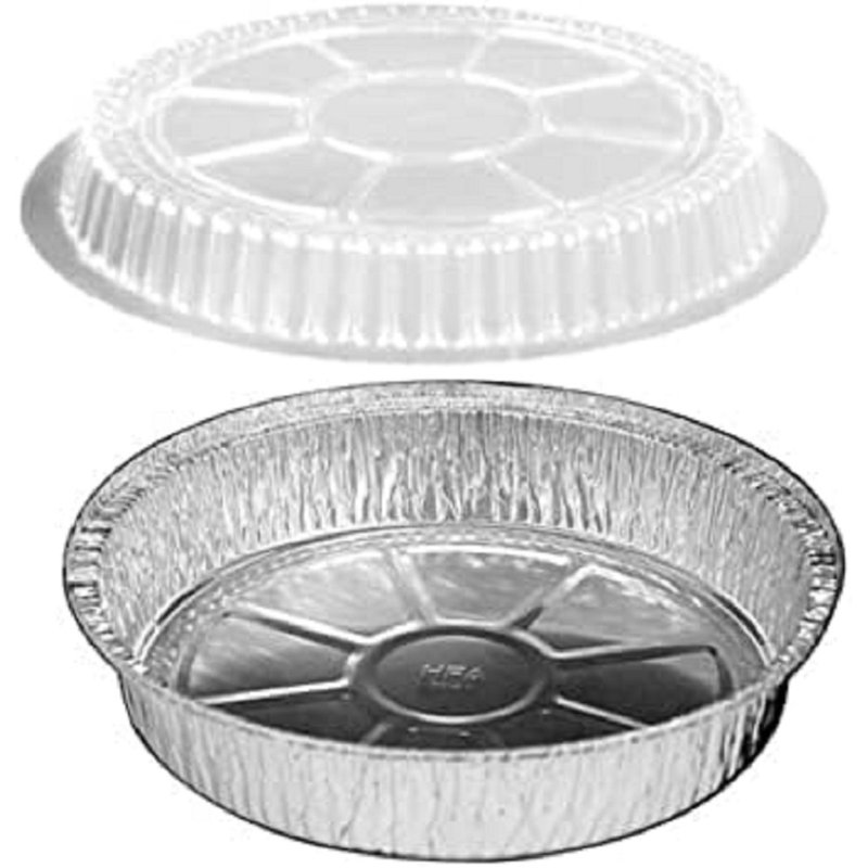 Nicole Fantini Disposable 9” Aluminum Foil Round Pans with Dome Lids ...