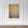 Rosalind Wheeler 3 Sunflowers With CNA Symbols - Faith, Hope, Love - 1 ...