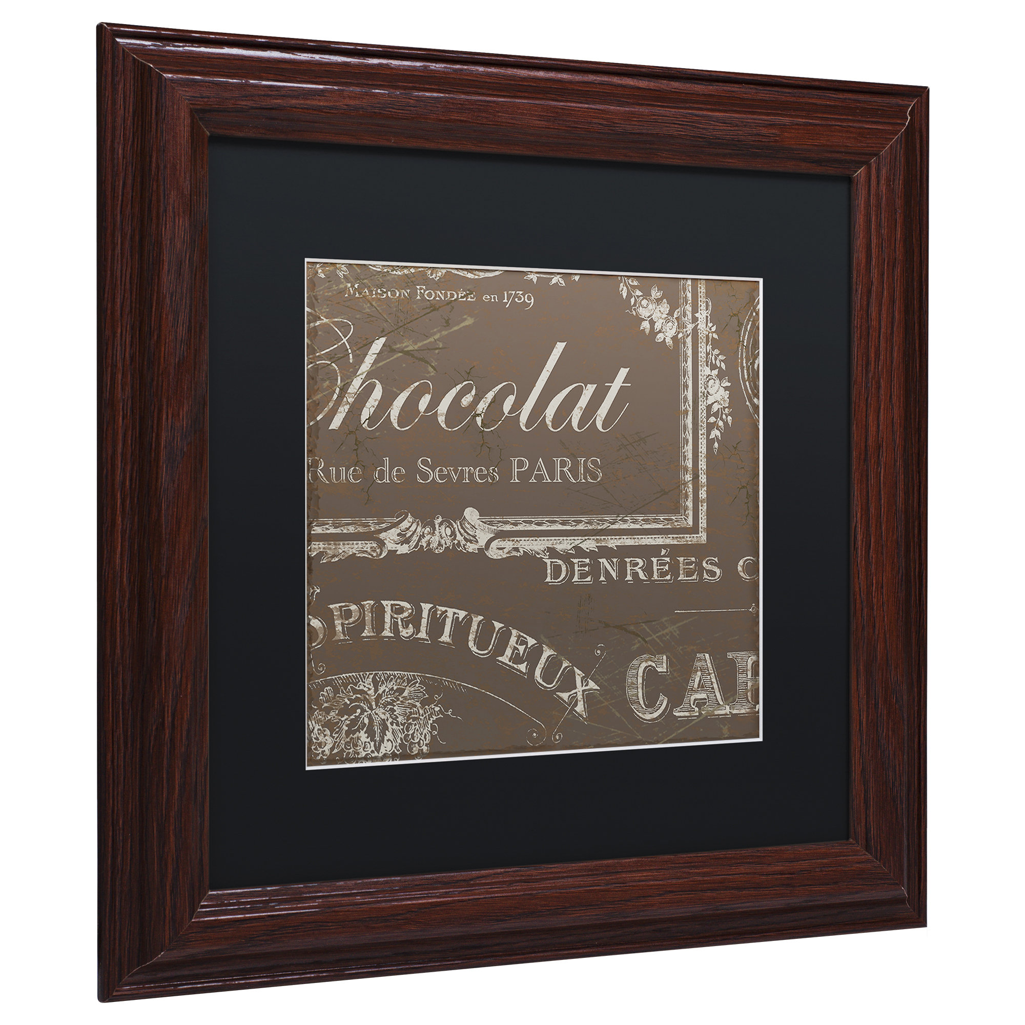 Trademark Fine Art 'Bon Mots III' by Color Bakery Framed Textual Art ...