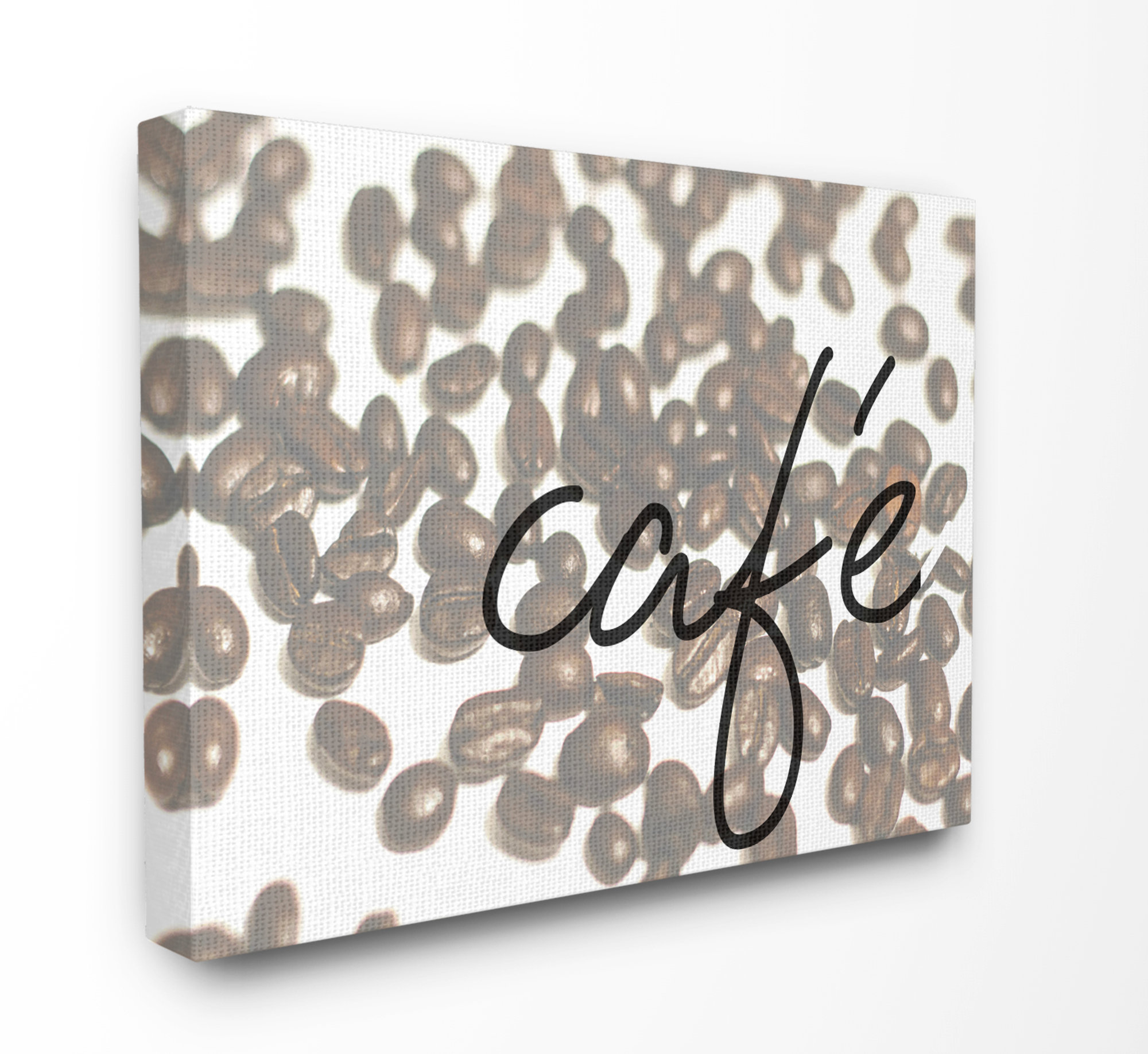Ebern Designs " Café Coffee Beans In Cursive " by Daphne Polselli on ...