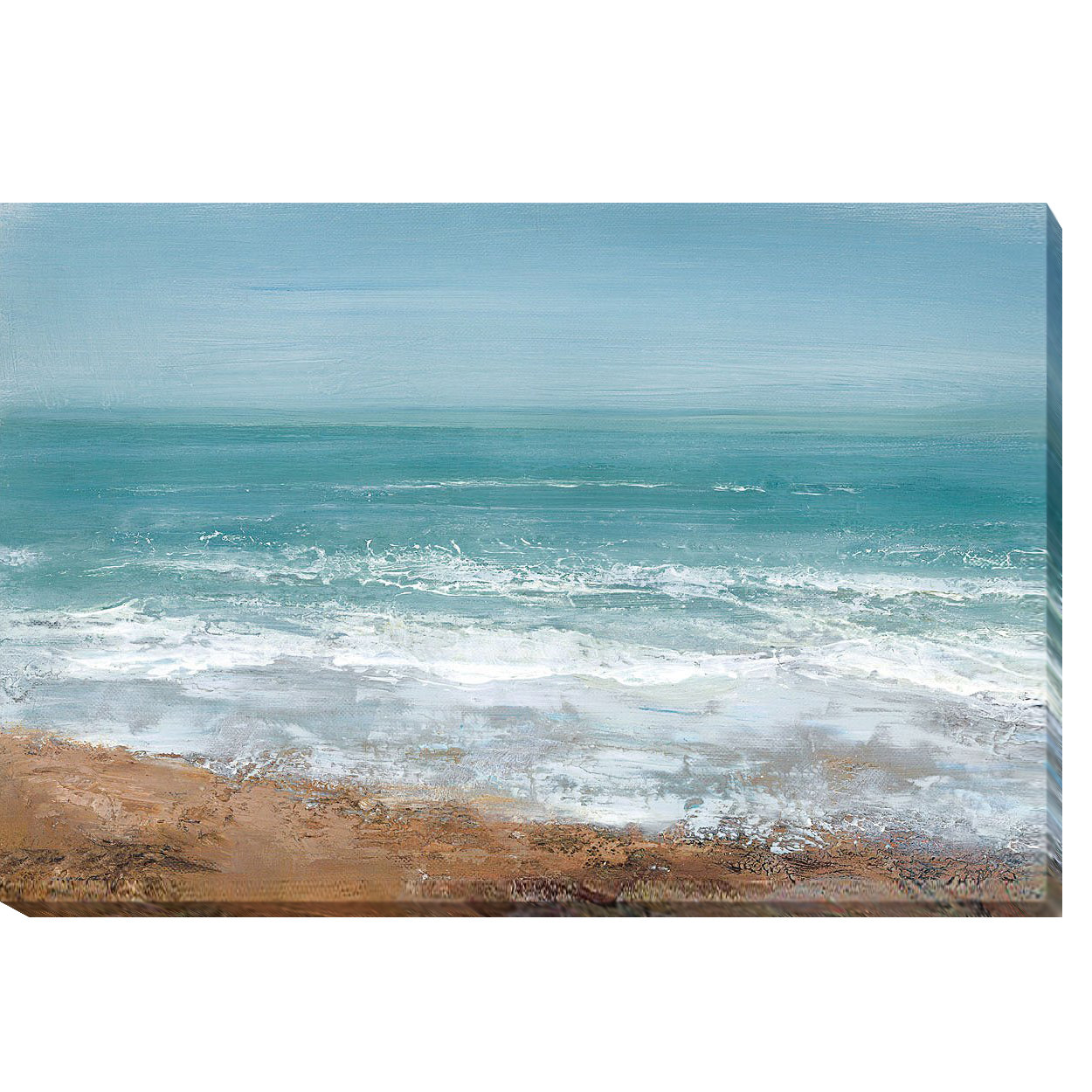 Artistic Home Gallery 'Hazy Days' Oil Painting Print on Wrapped Canvas ...