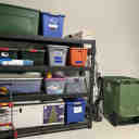 Gladiator® 90" X 90" Heavy Duty Mega Rack With Four Adjustable Shelves ...