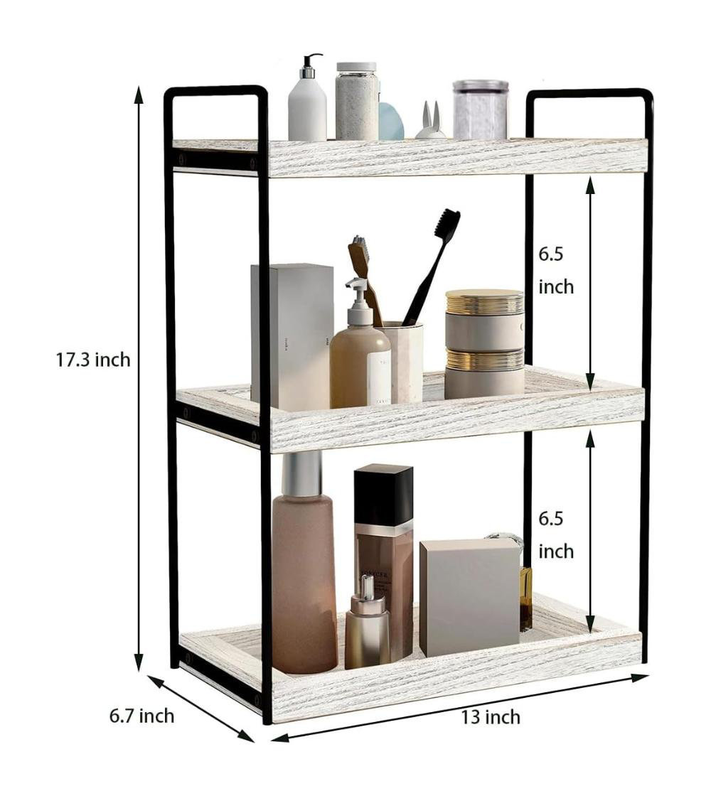 Hokku Designs Breilynn 3 Tier Bathroom Counter Organizer,Countertop ...