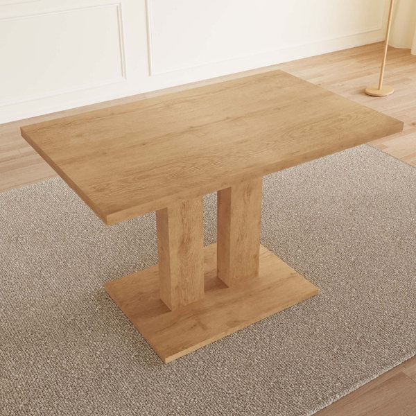 Latitude Run® Louisette 46'' Modern Dining Kitchen Table with and 4 ...