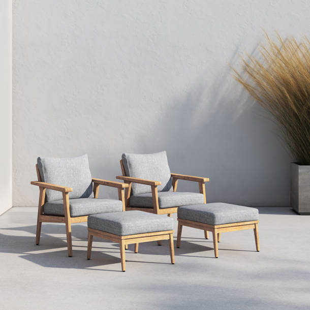 AllModern Tempo 4 - Person Outdoor Seating Group with Cushions ...