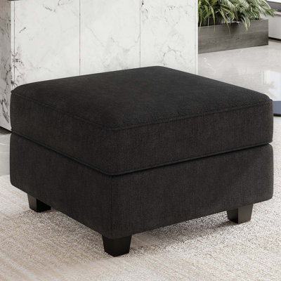 black ottoman