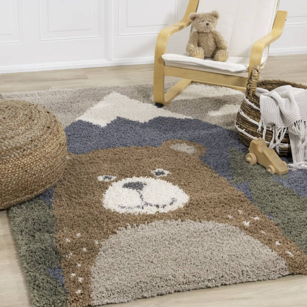 Unique Loom Whimsy Machine Woven / Power Loomed Polypropylene Rug | Wayfair