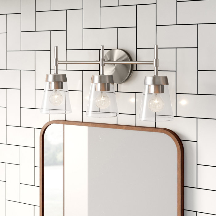 Wade Logan® Kaylin 3 - Light Dimmable Vanity Light & Reviews | Wayfair