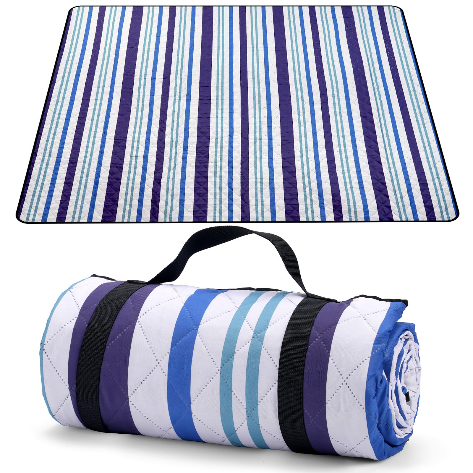 Latitude Run® Oversize Picnic Blankets With Foldable,Waterproof Blanket ...