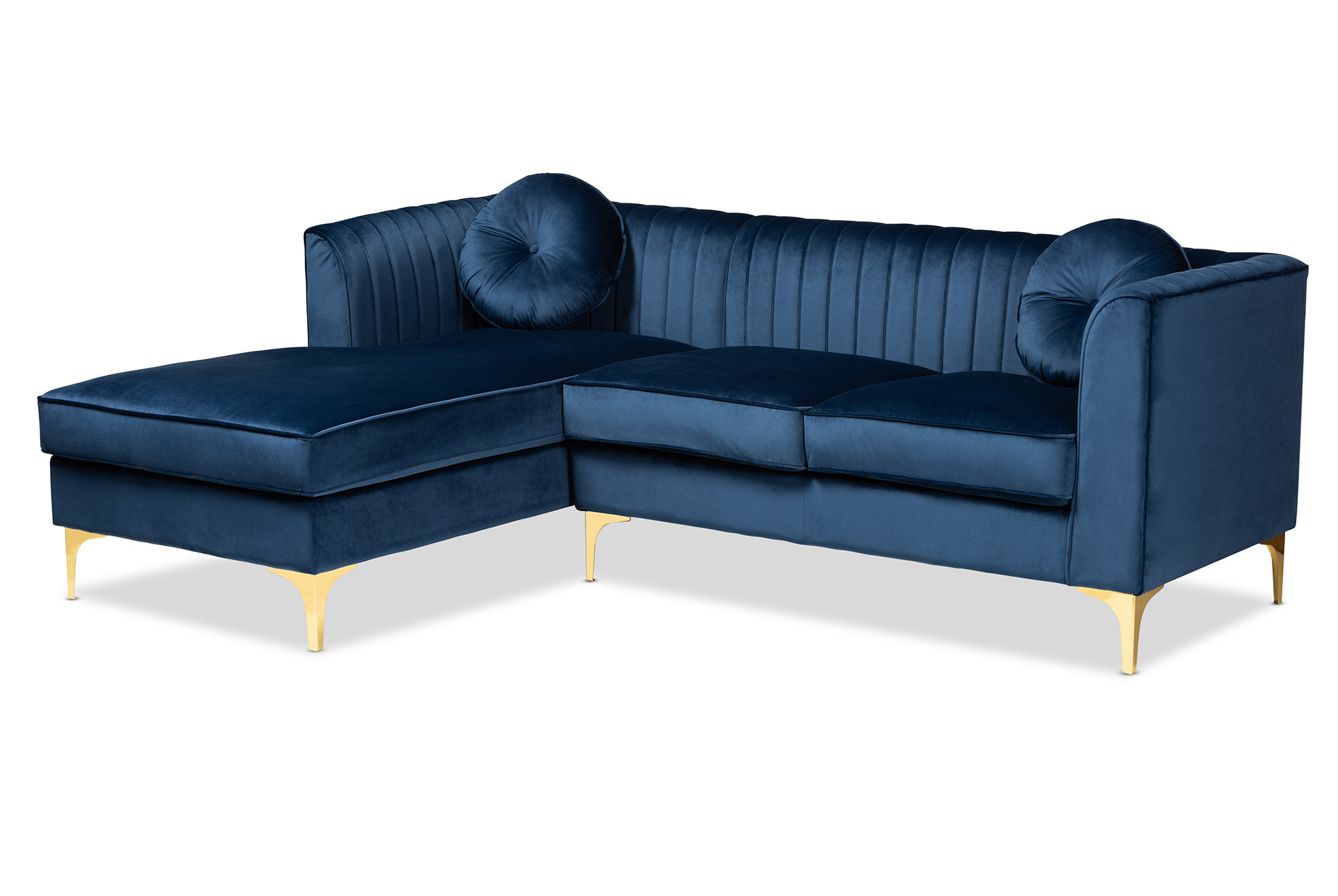 Mercer41 Krishanna 89.7" Wide Left Hand Facing Sofa & Chaise - Wayfair ...