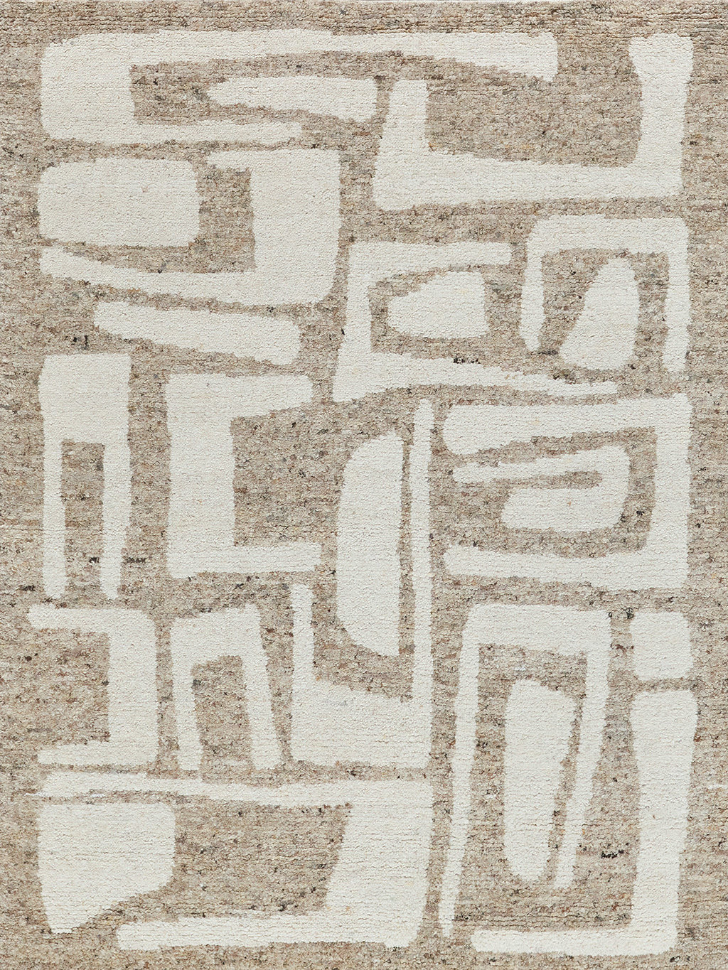 Exquisite Rugs Tahoe Hand Knotted Wool Abstract Rug | Wayfair
