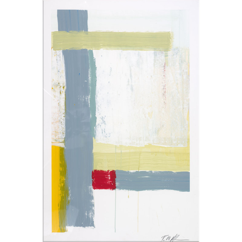 RFA Decor Geo 3 by Robert Robinson - Painting on Canvas | Wayfair