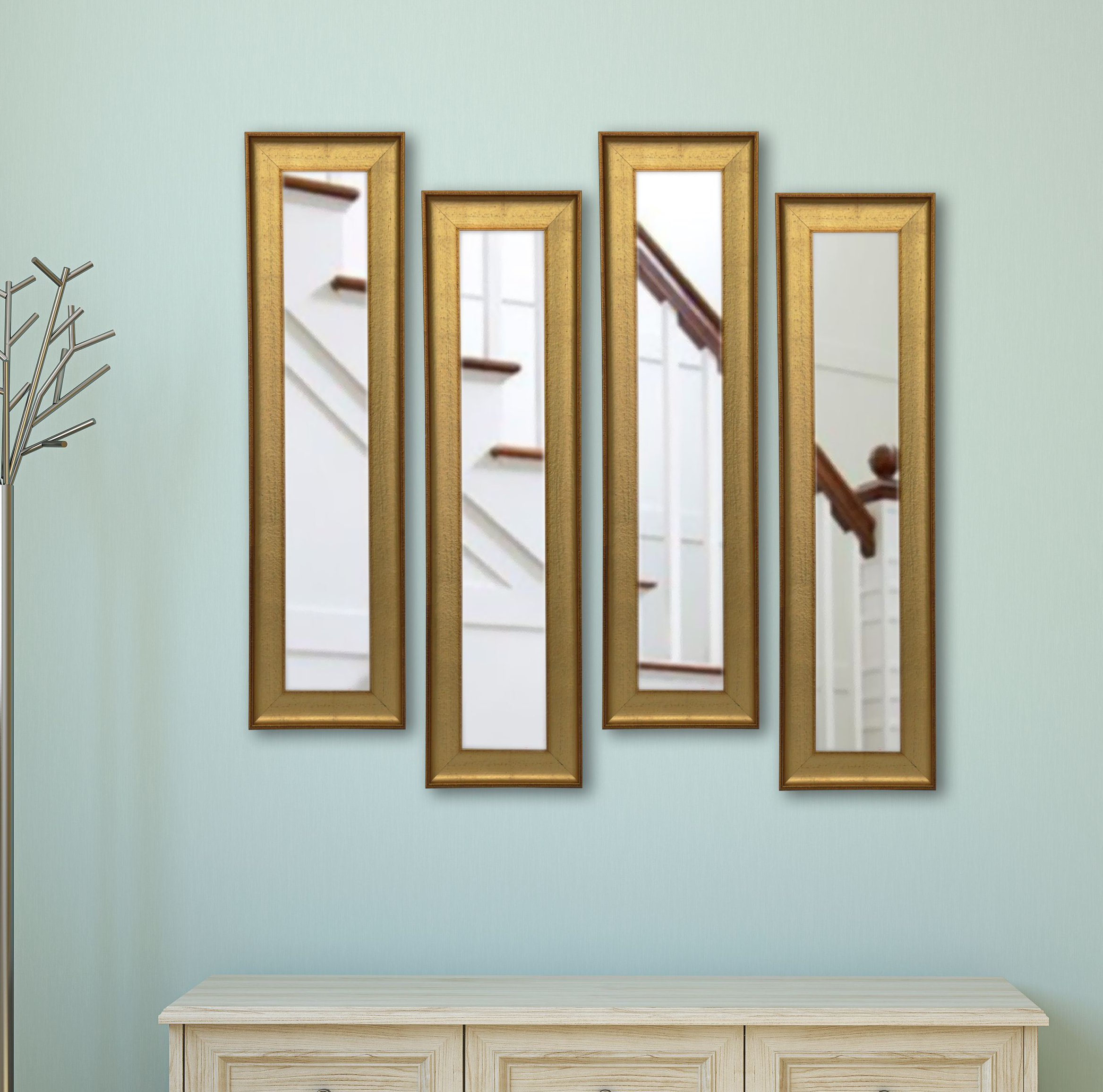House of Hampton® 4 Piece Truluck Mirror Set | Wayfair