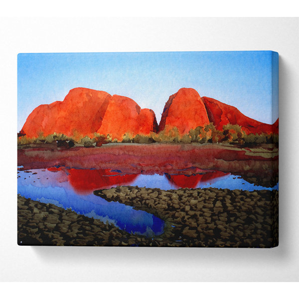 Alpen Home Ayres Rock River View (Uluru) - Wrapped Canvas Art Prints ...