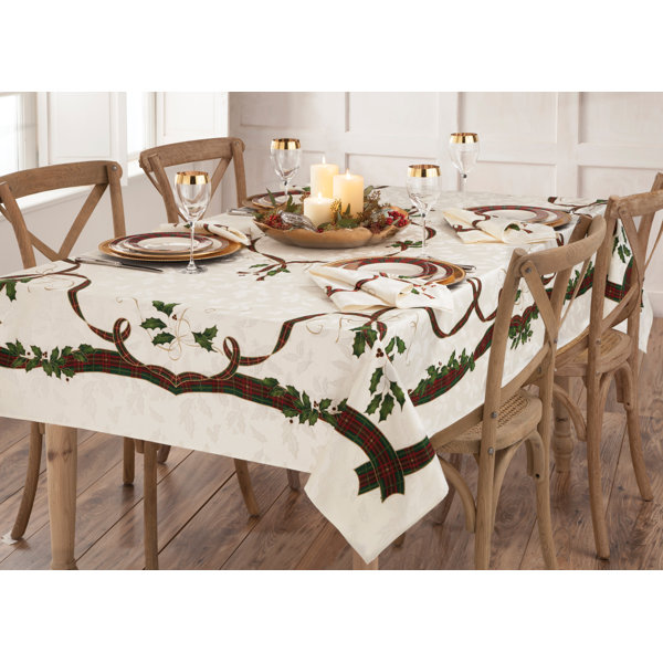 Lenox Holiday Nouveau Oblong Tablecloth & Reviews | Wayfair