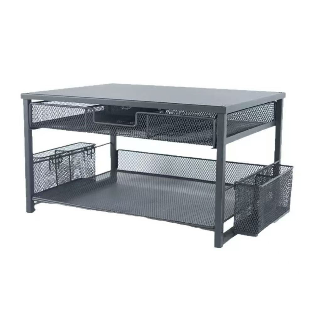 Trent Austin Design® Iron file rack, 3-layer drawer style archive ...