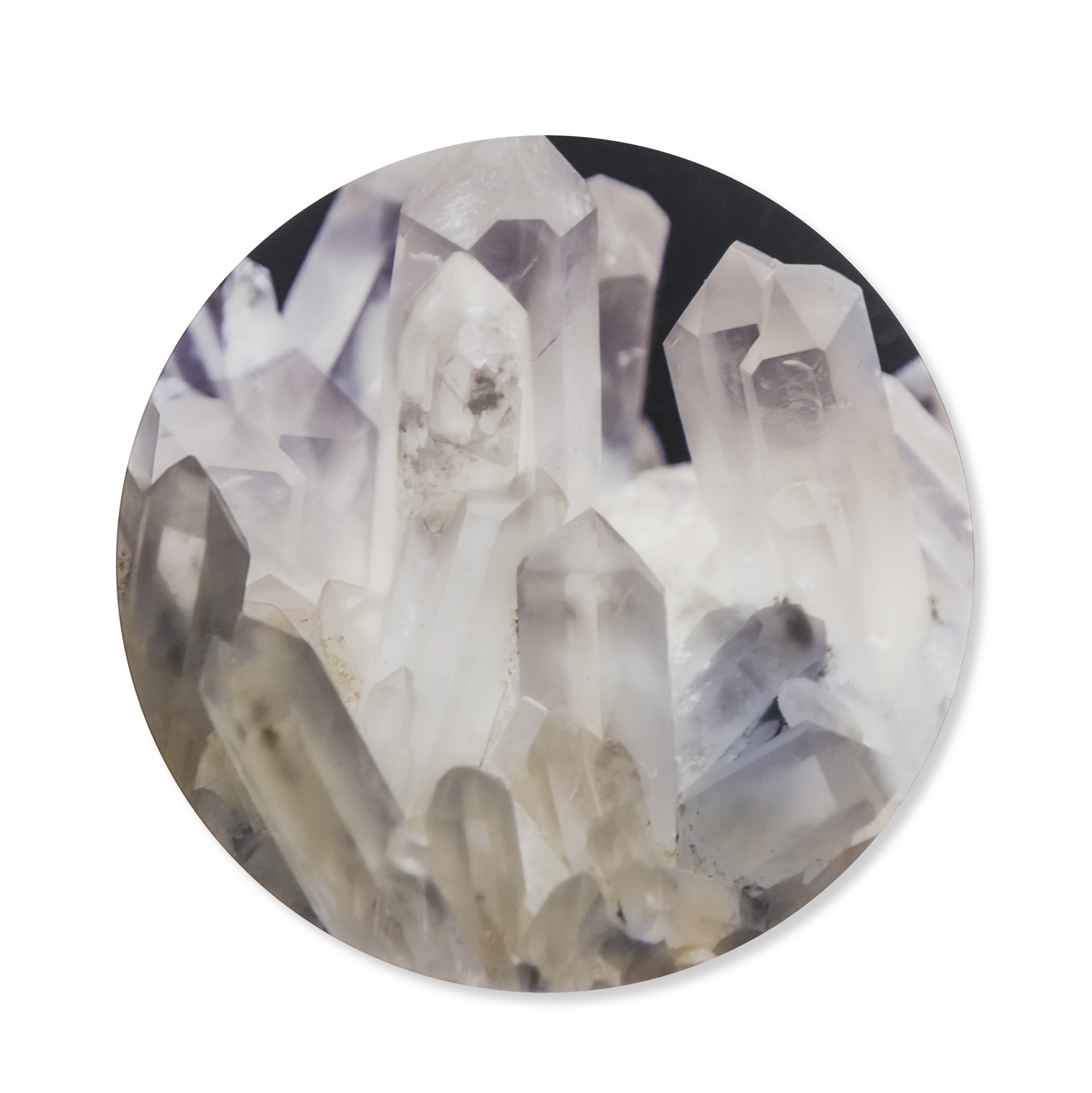 Sonder Living 'Crystal Disc' Print on Glass - Wayfair Canada