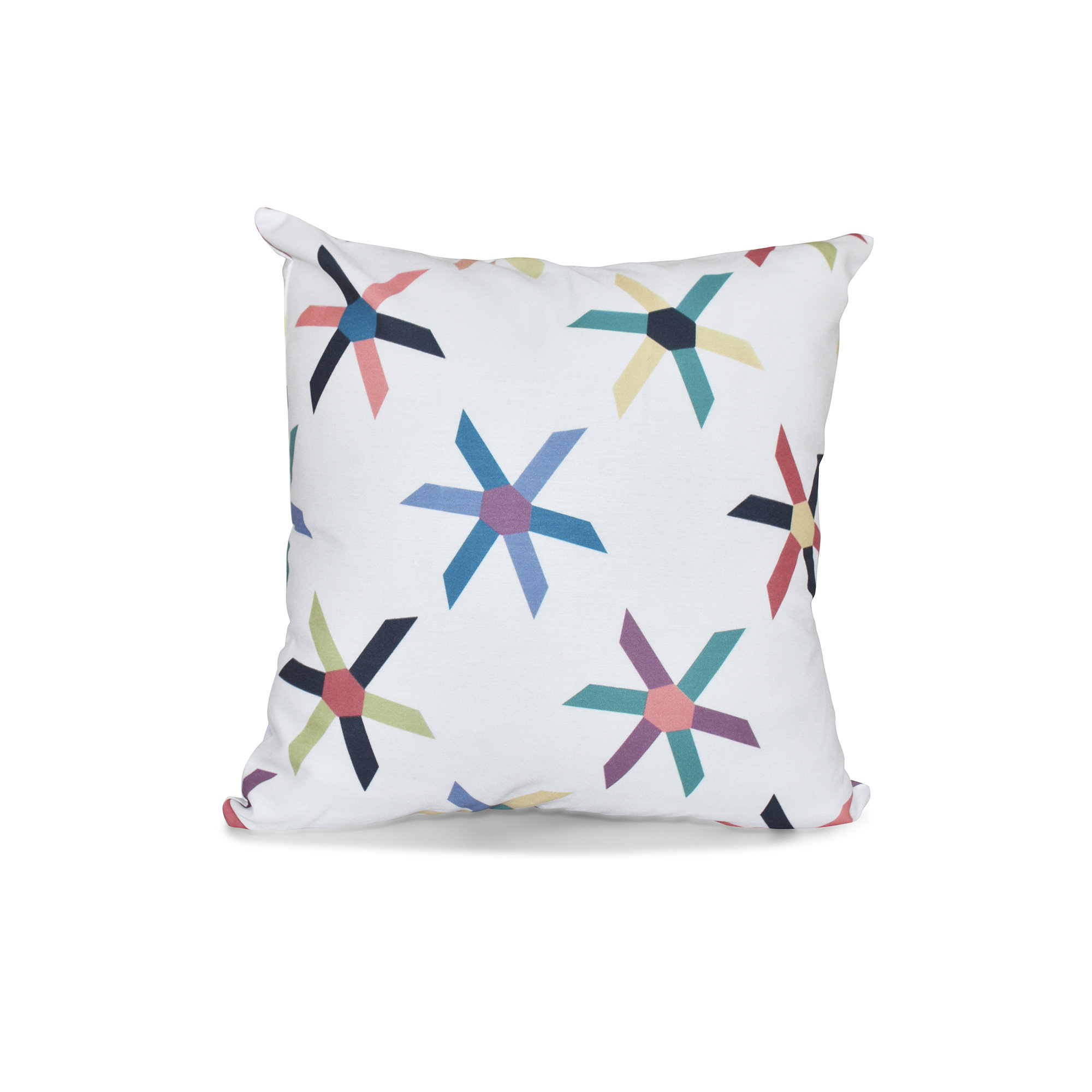 e by design Beach Vacation Pinwheel Pop Pillow Cover & Insert | Wayfair